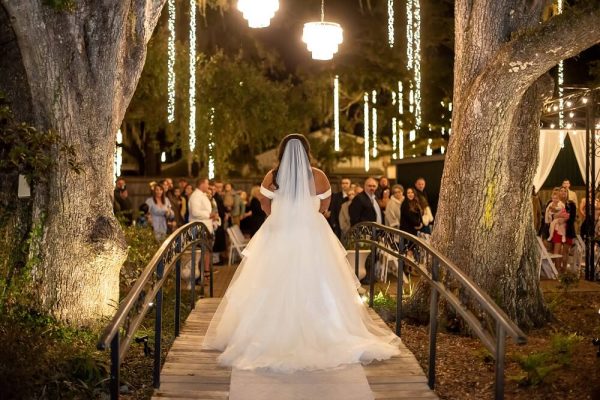 Ball-gown Wedding Dress in A Louisiana Wedding